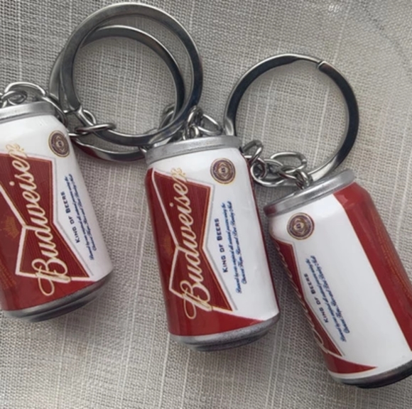 Accessories | Budweiser Simulator Canned Beer Keychain | Poshmark